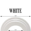 6 In Recessed Light Conversion Kit, White, Can Converter r56